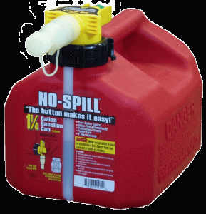 No-Spill Fuel Container, 1-1/4 Gallon | Preco Power Equipment Supply